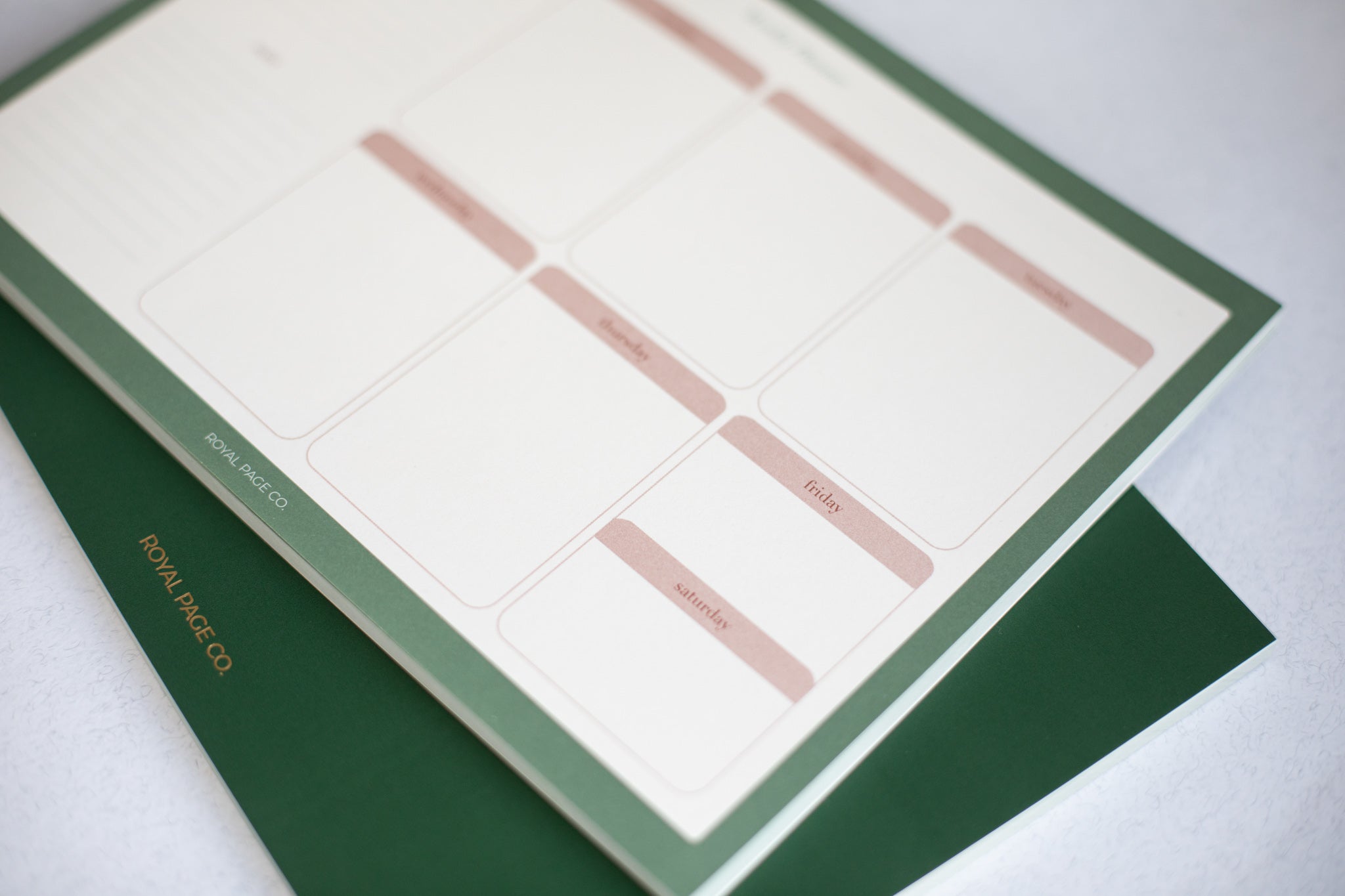 Weekly Planner Notepad– Royal Page Co